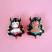 Demon Girl Enamel Pin – Chuubibi