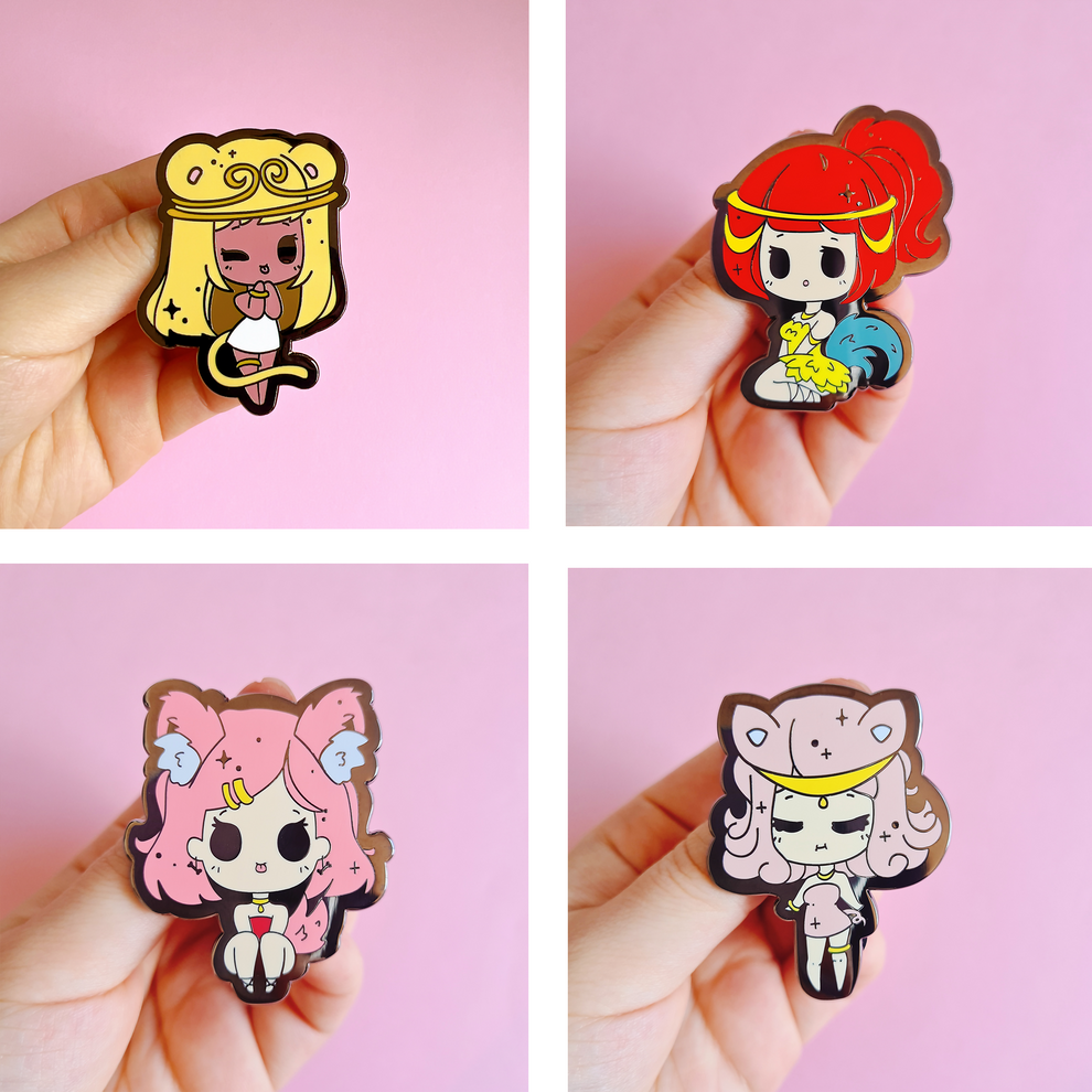 Chinese Zodiac Enamel Pin Set – Chuubibi